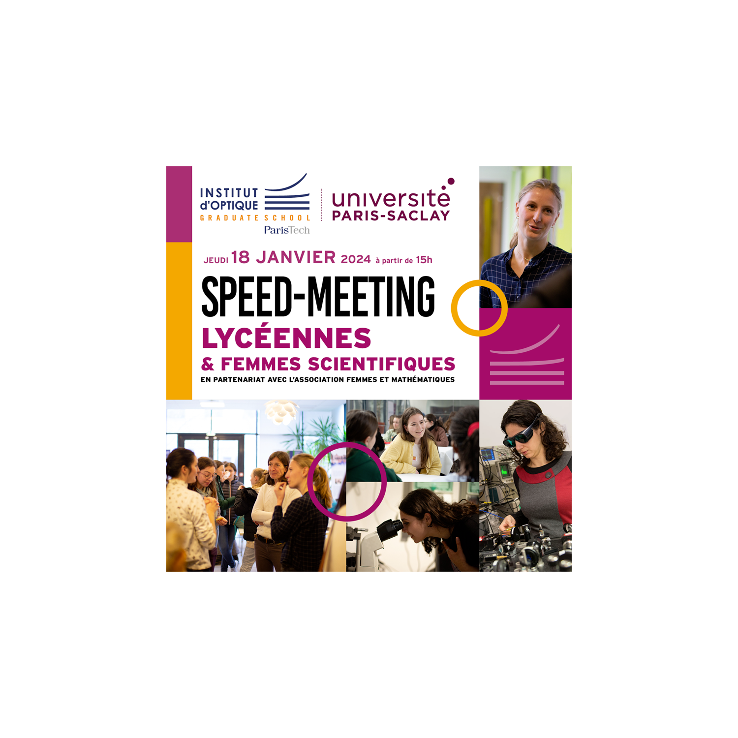 Grand succès pour la 3ème édition du speed-meeting « Lycéennes et ...