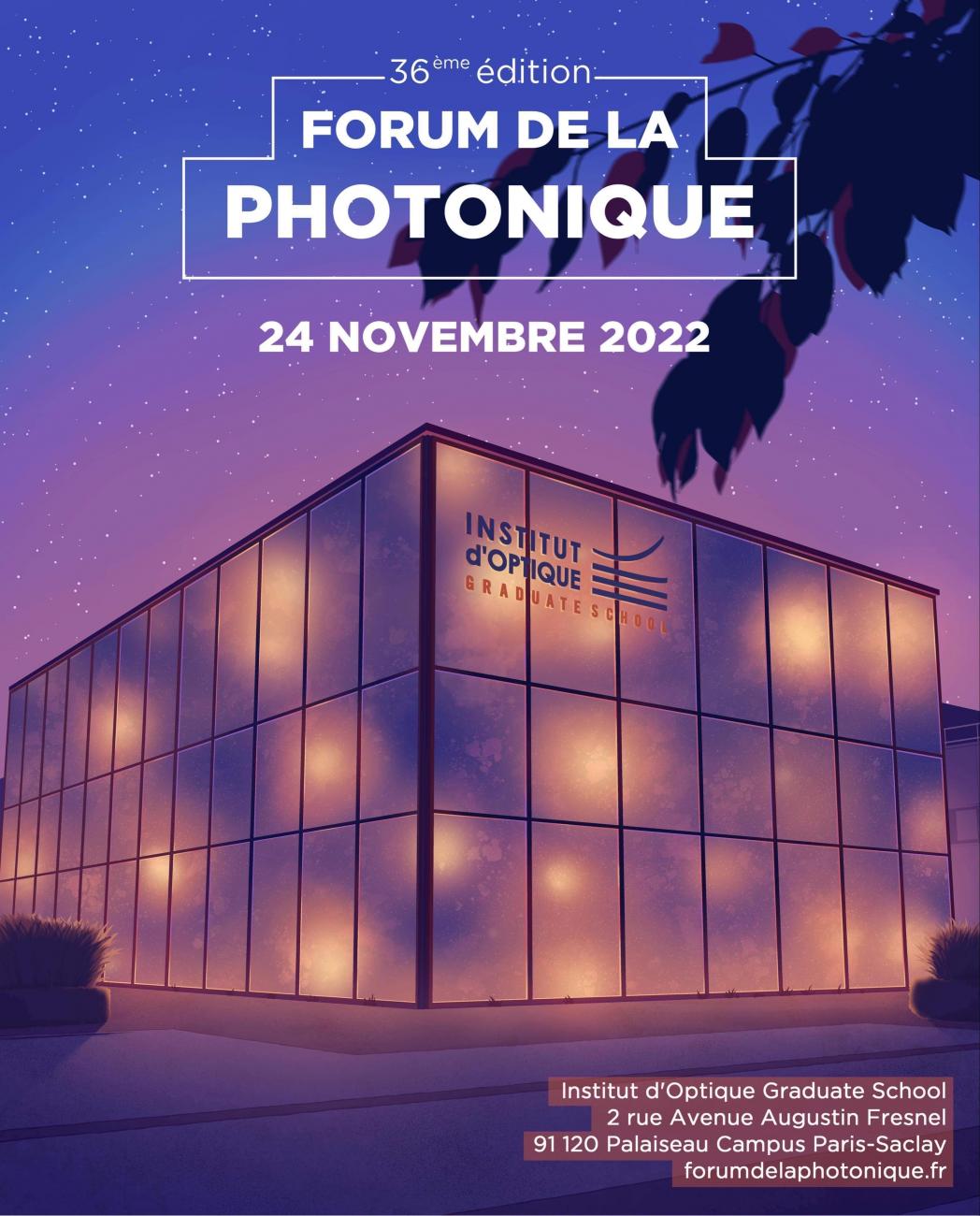 Forum de la Photonique - 2022 | Institut d'optique