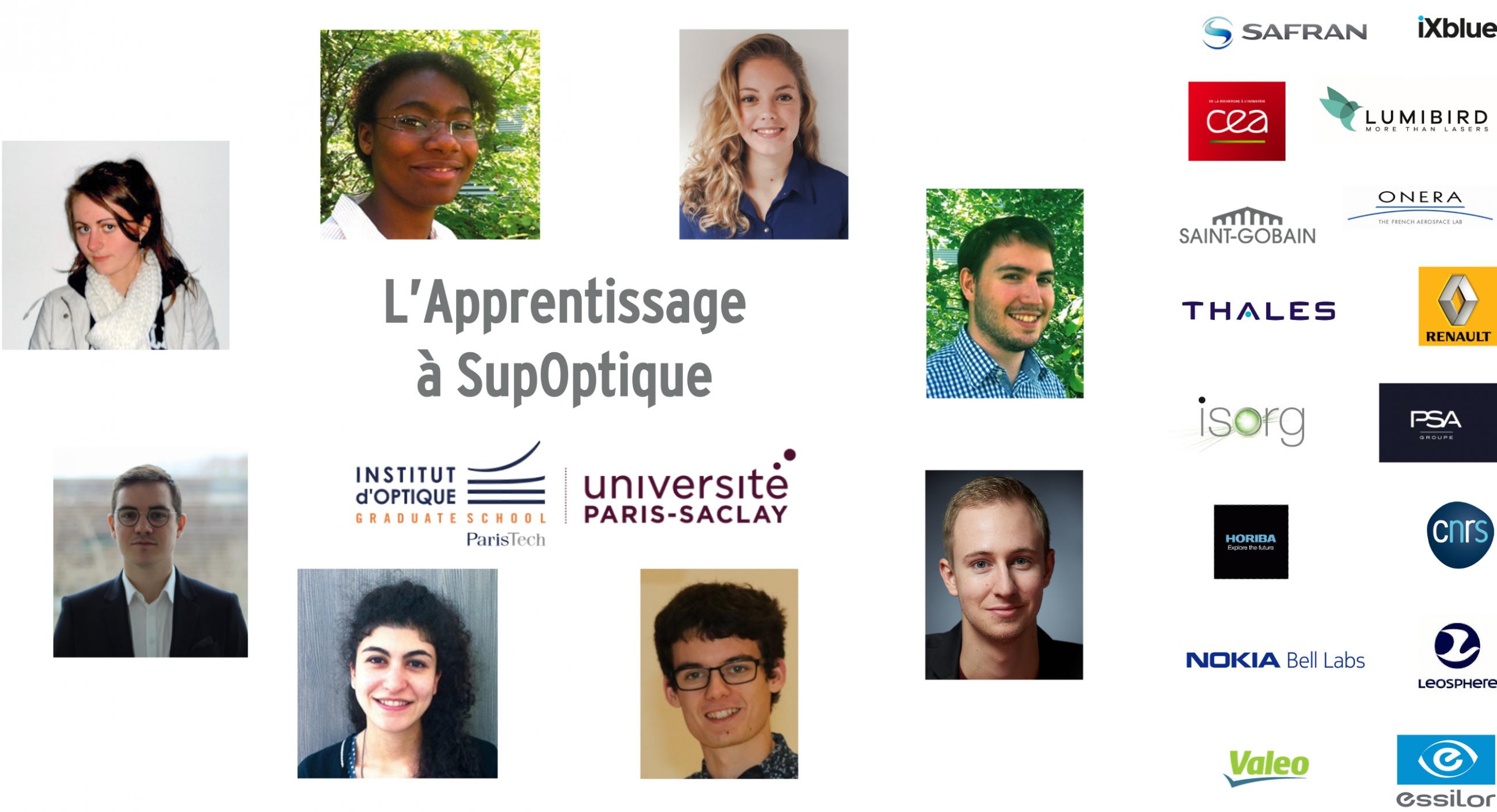 L'apprentissage à SupOptique | Institut d'optique